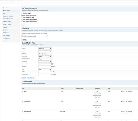 Assembla の主な機能