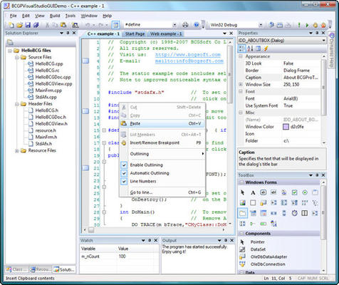 Microsoft Visual Studio 2008 Look