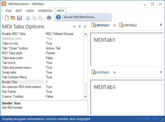 Standard MDI application in Office 2013 look