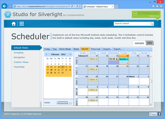 ComponentOne Studio Enterprise Screenshots