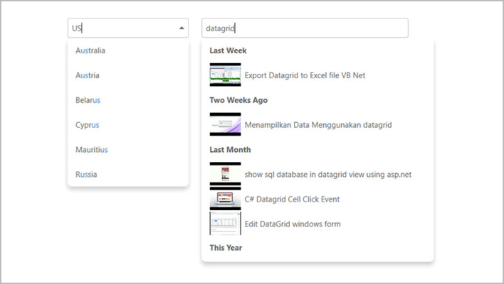C1 Blazor Autocomplete