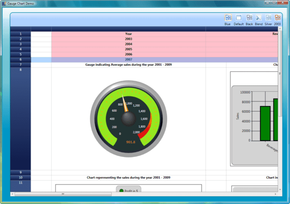 Syncfusion Essential Grid For Wpf 截圖