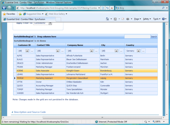 Syncfusion Essential Studio User Interface Edition Screenshots