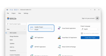 Advanced Installer 20.9