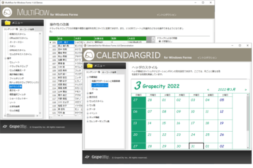 MultiRowPlus for Windows Forms（日本語版）11.0J