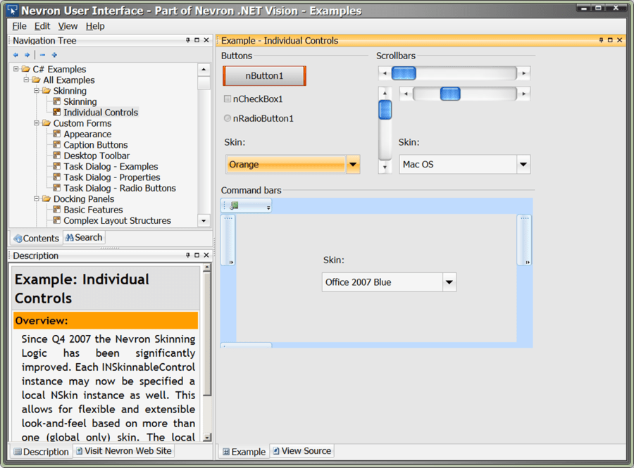 Nevron User Interface Suite for .NET 2017.1