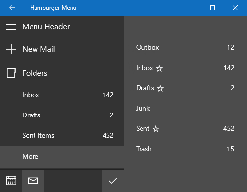Hamburger Menu Wpf Controls Devexpress Documentation Images