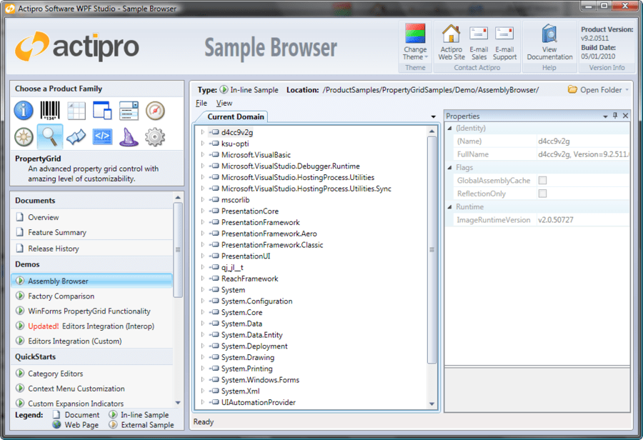 Actipro PropertyGrid for WPF