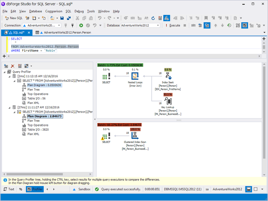 dbForge Studio for SQL Server