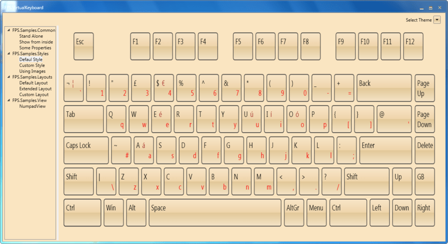 MindFusion.Virtual Keyboard for WPF