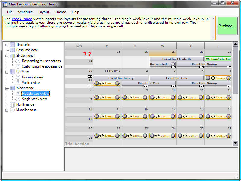 MindFusion.Scheduling for WinForms