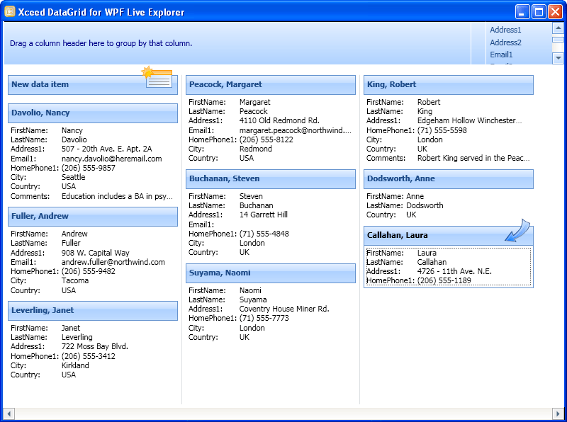 Xceed Datagrid For Wpf Adds Treegrid View
