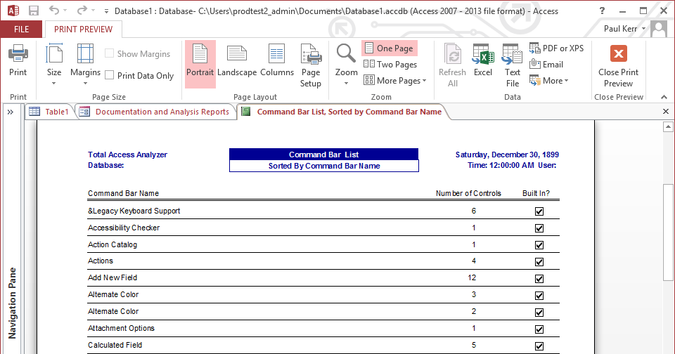Total Access Analyzer adds support for MS Access 2013