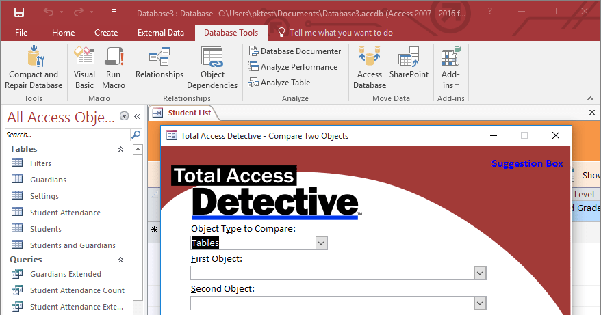 Total Access Detective updated