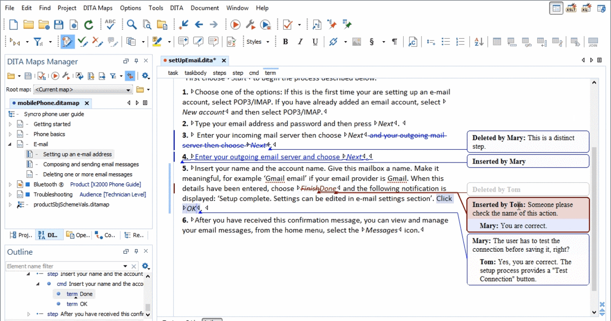 oXygen XML Author Improves Collaboration