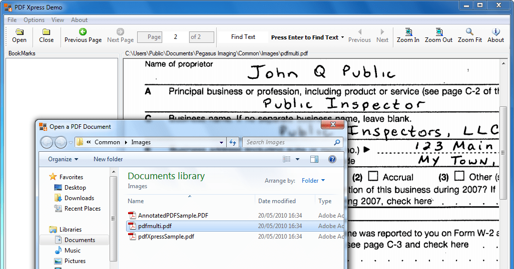 PDFXpress .NET Reader Edition 7 SP1