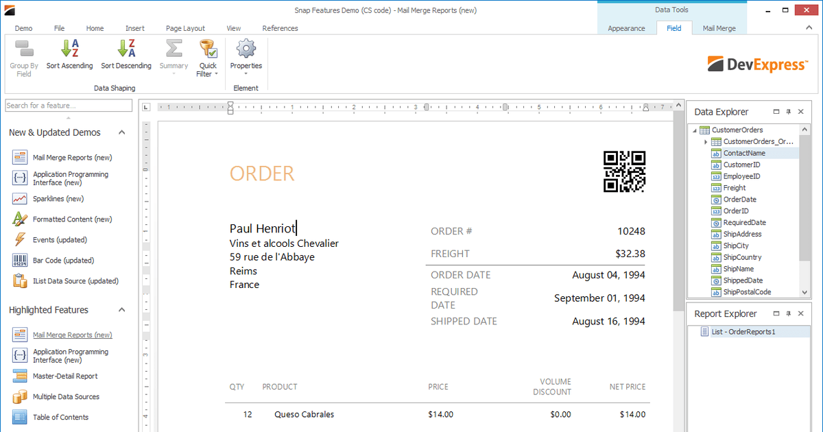 DevExpress Reporting 16.1.5