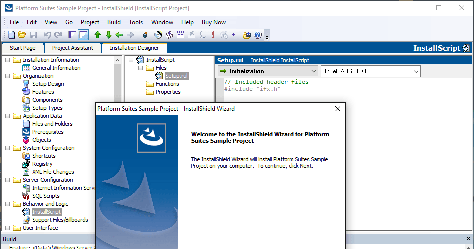InstallShield Premier 2016