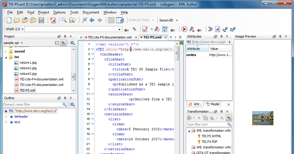 oXygen XML Author Enterprise 18.1