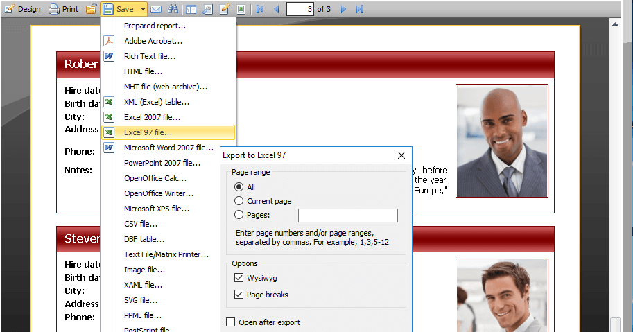 FastReport.Net WinForms 2017.2
