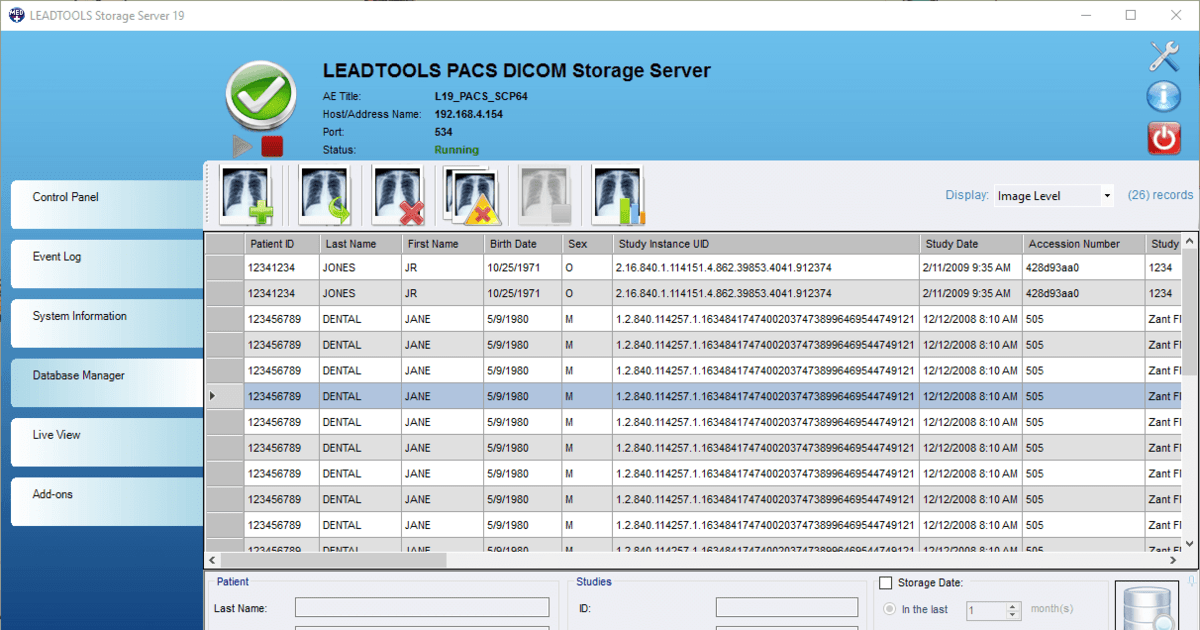 LEADTOOLS PACS Imaging SDK v19（2017年3月期リリース）