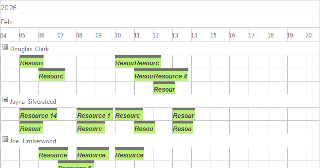 MindFusion.Scheduling for Java Swing V2.0