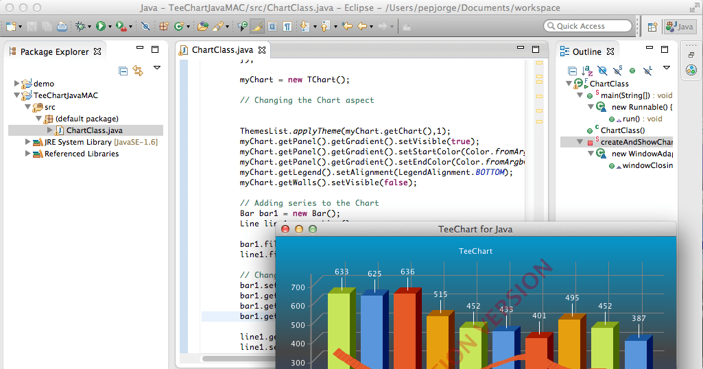 TeeChart for Java 2017