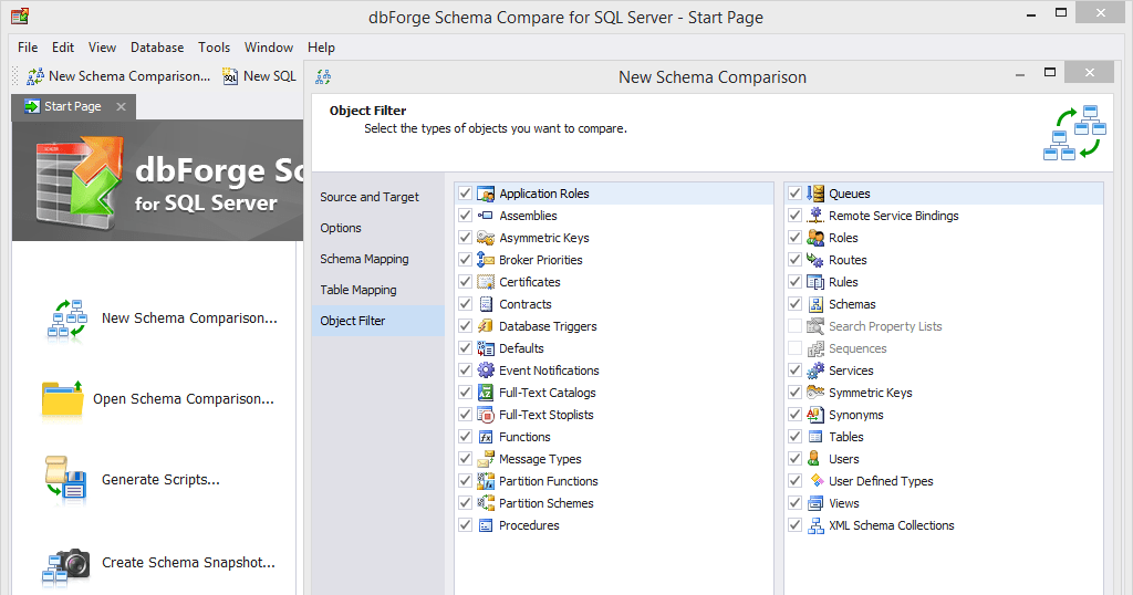 dbForge Schema Compare for SQL Server V4.4.61