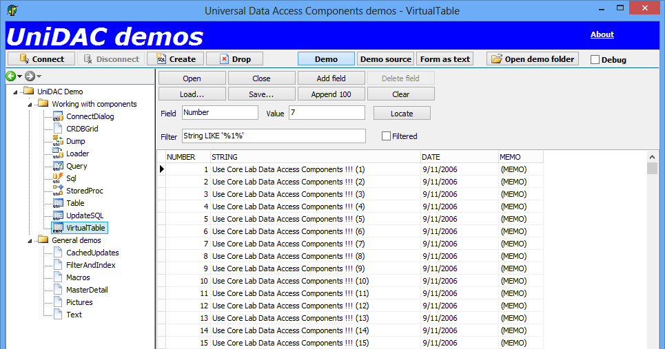 Universal Data Access Components (UniDAC) V7.1.4