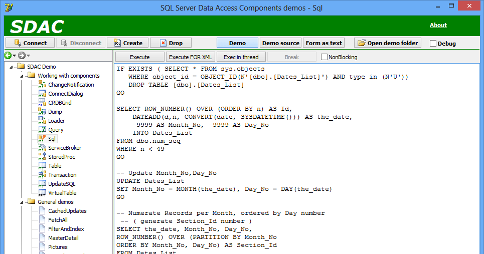 SQL Server Data Access Components (SDAC) 8.0.3