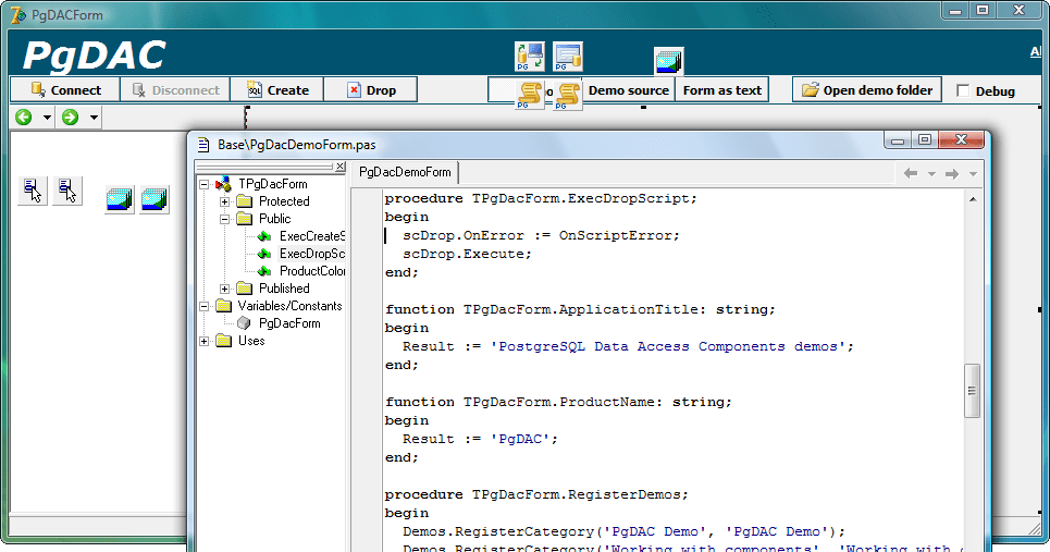PostgreSQL Data Access Components (PgDAC) 5.1.3