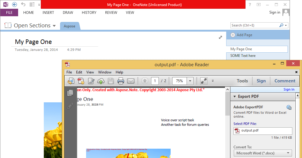 Aspose.Note for .NET V17.11