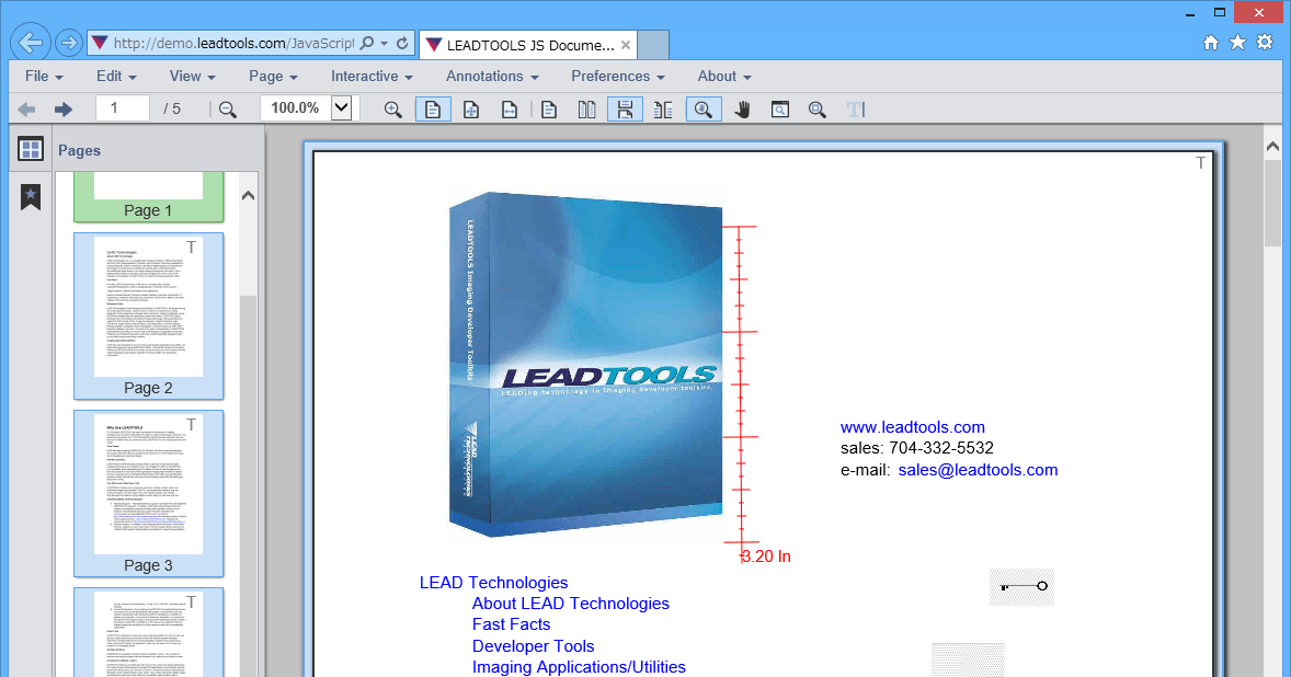 LEADTOOLS Document Imaging Suite（日本語版）19.0J SP3