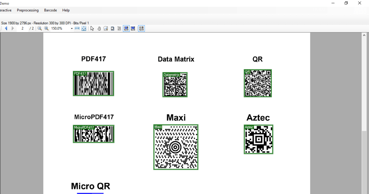 LEADTOOLS Barcode Pro V20