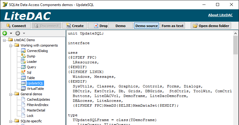SQLite Data Access Components (LiteDAC) V3.2.4