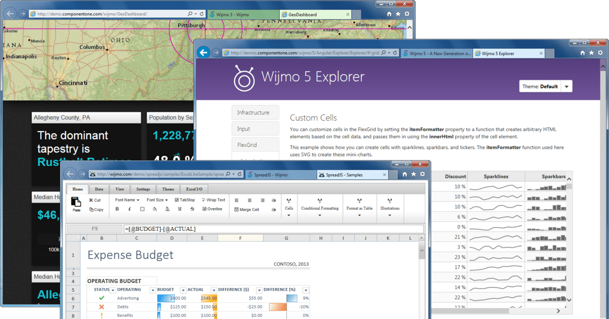 Wijmo Enterprise 2017 v3（ビルド409）