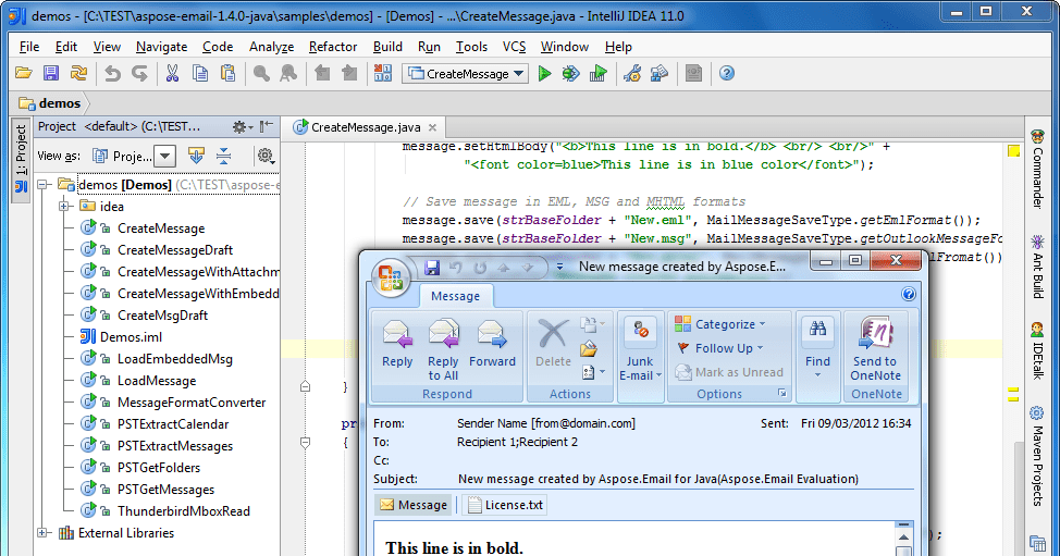 Aspose.Email for Java V18.2