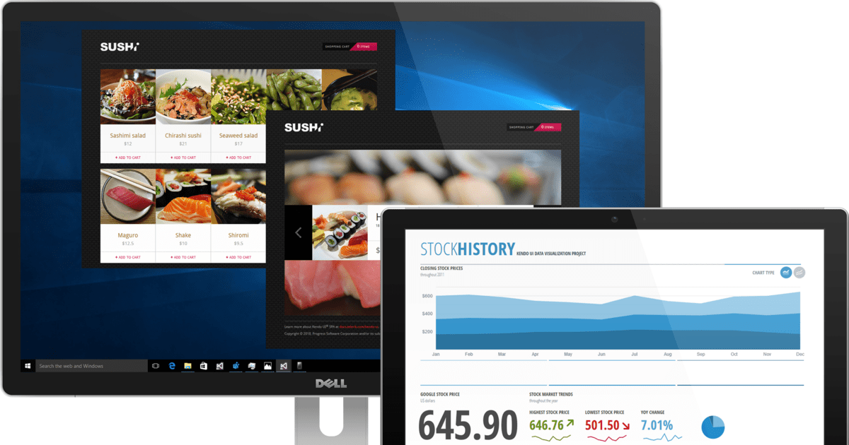 Kendo Ui Telerik Ui For Aspnet Mvc And Core R1 2018 Sp1