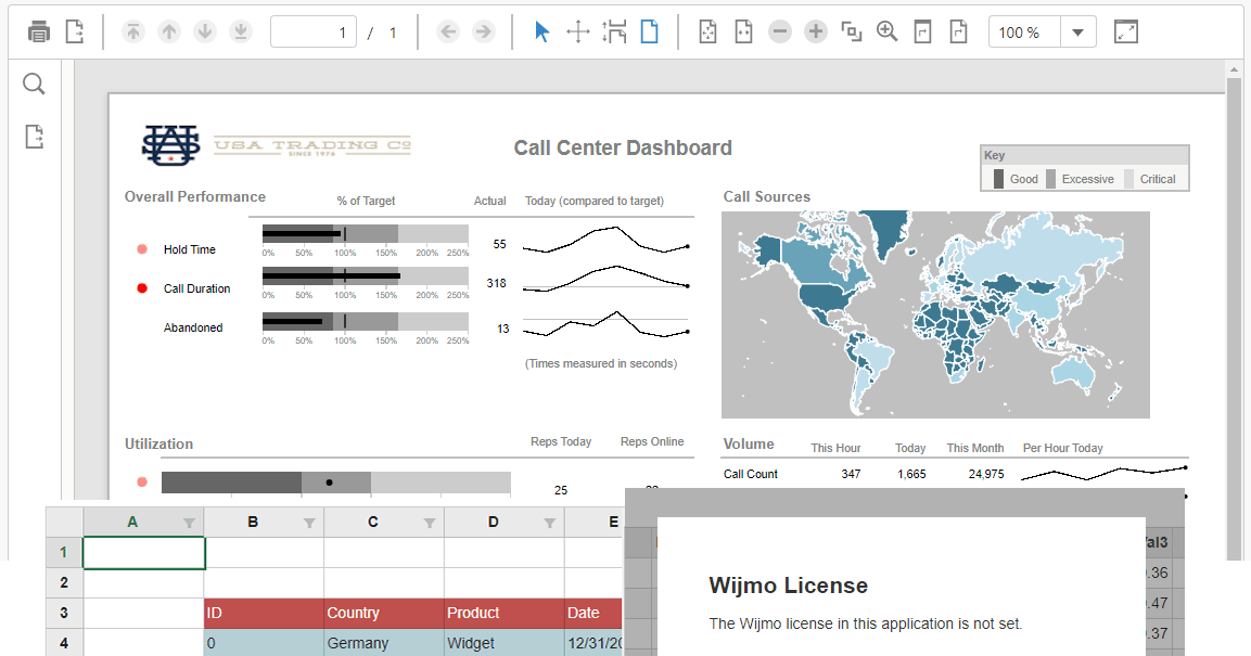 Wijmo Enterprise 2018 v1