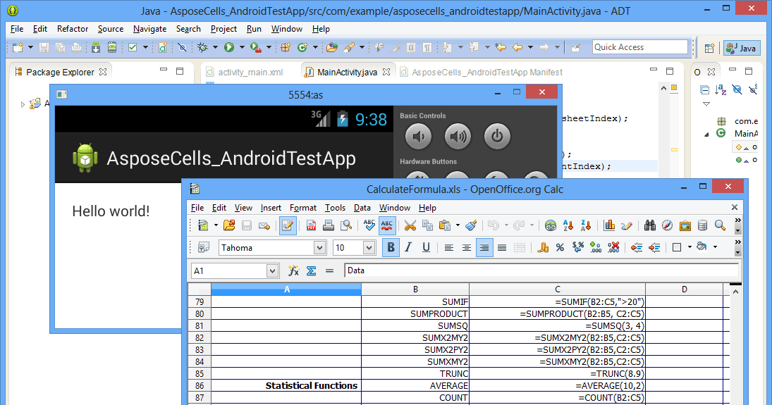 Aspose.Cells for Android via Java V18.6