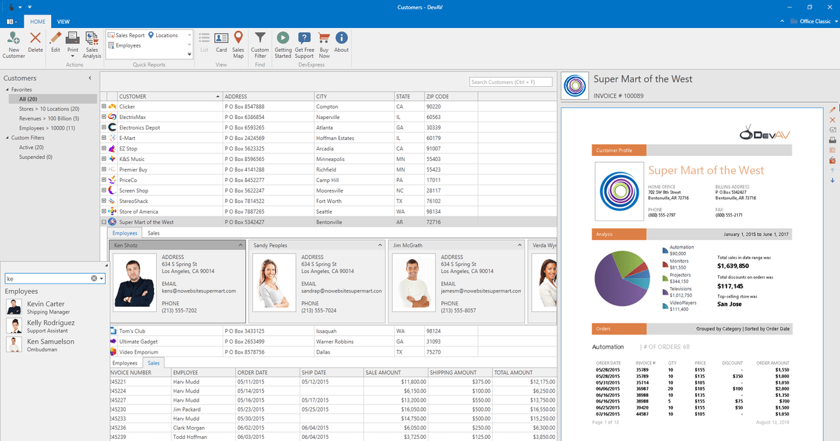 WPF Data Form Layout UI Design| DevExpress