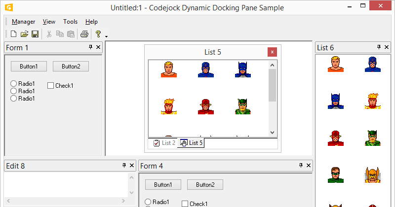Codejock Docking Pane Visual C++ MFC v18.5.0