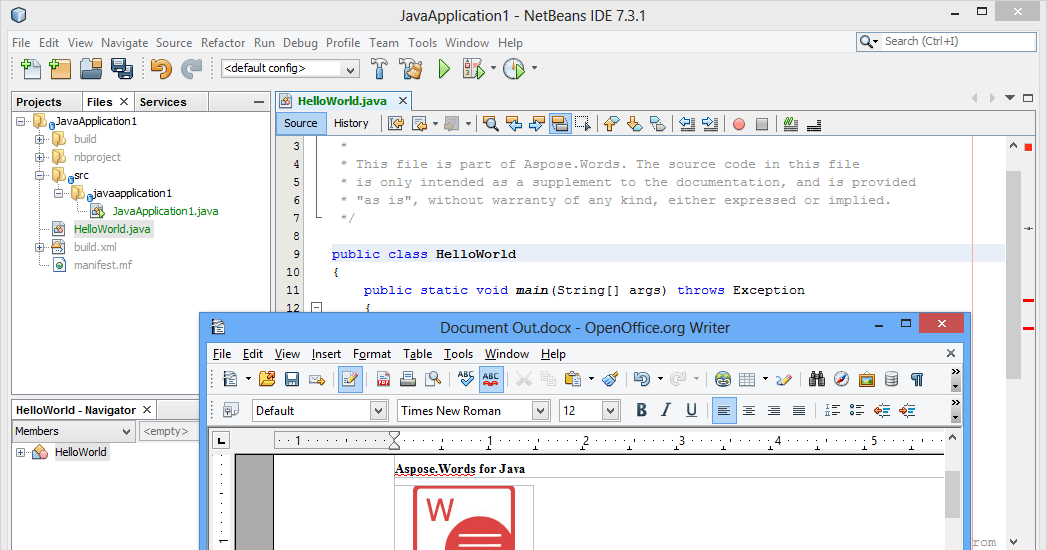 Aspose.Words for Java V18.11