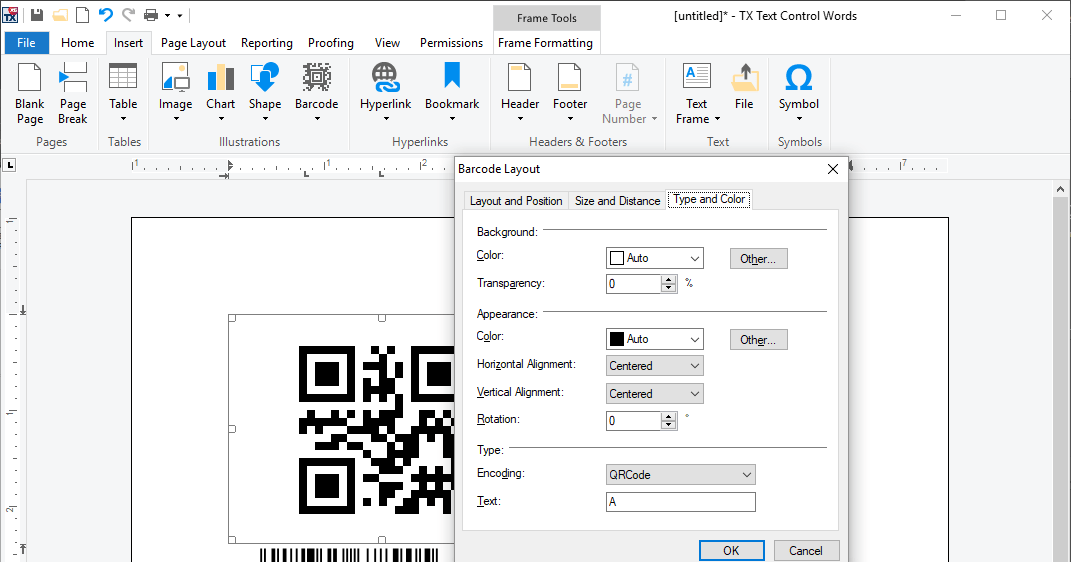 TX Barcode .NET for WPF 5.0