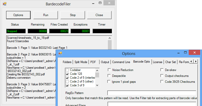 BardecodeFiler v2.5