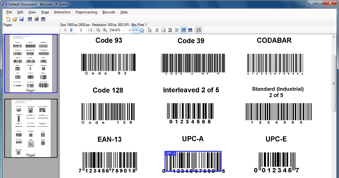 LEADTOOLS Barcode Pro V20 (March 2019 release)