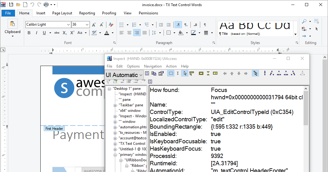 TX Text Control .NET for WPF Enterprise X17