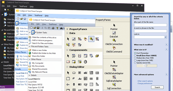 Codejock Task Panel Visual C++ MFC v19.0.0