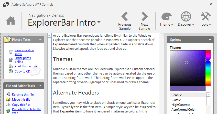 Actipro Navigation For Wpf 20191 Build 0683