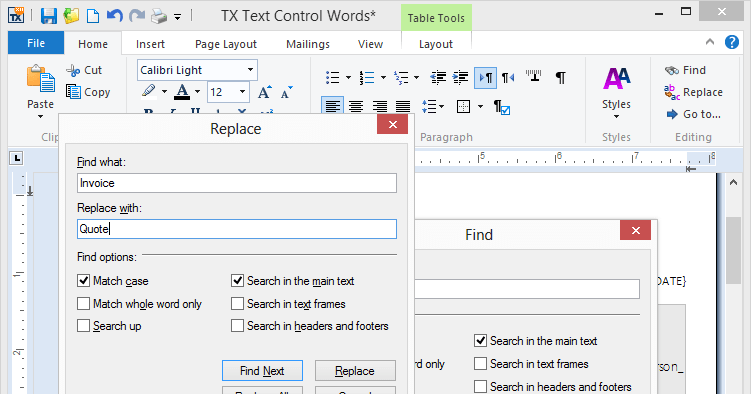 TX Text Control .NET for WPF Professional X17 SP2